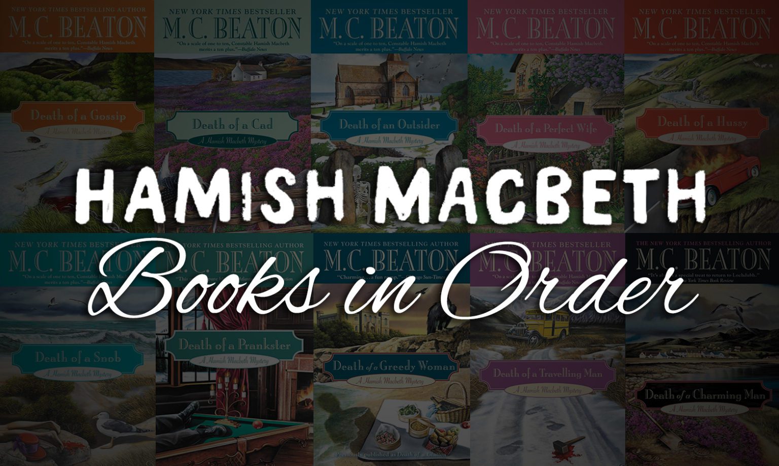 All 33+ Hamish Macbeth Books in Order by M.C. Beaton