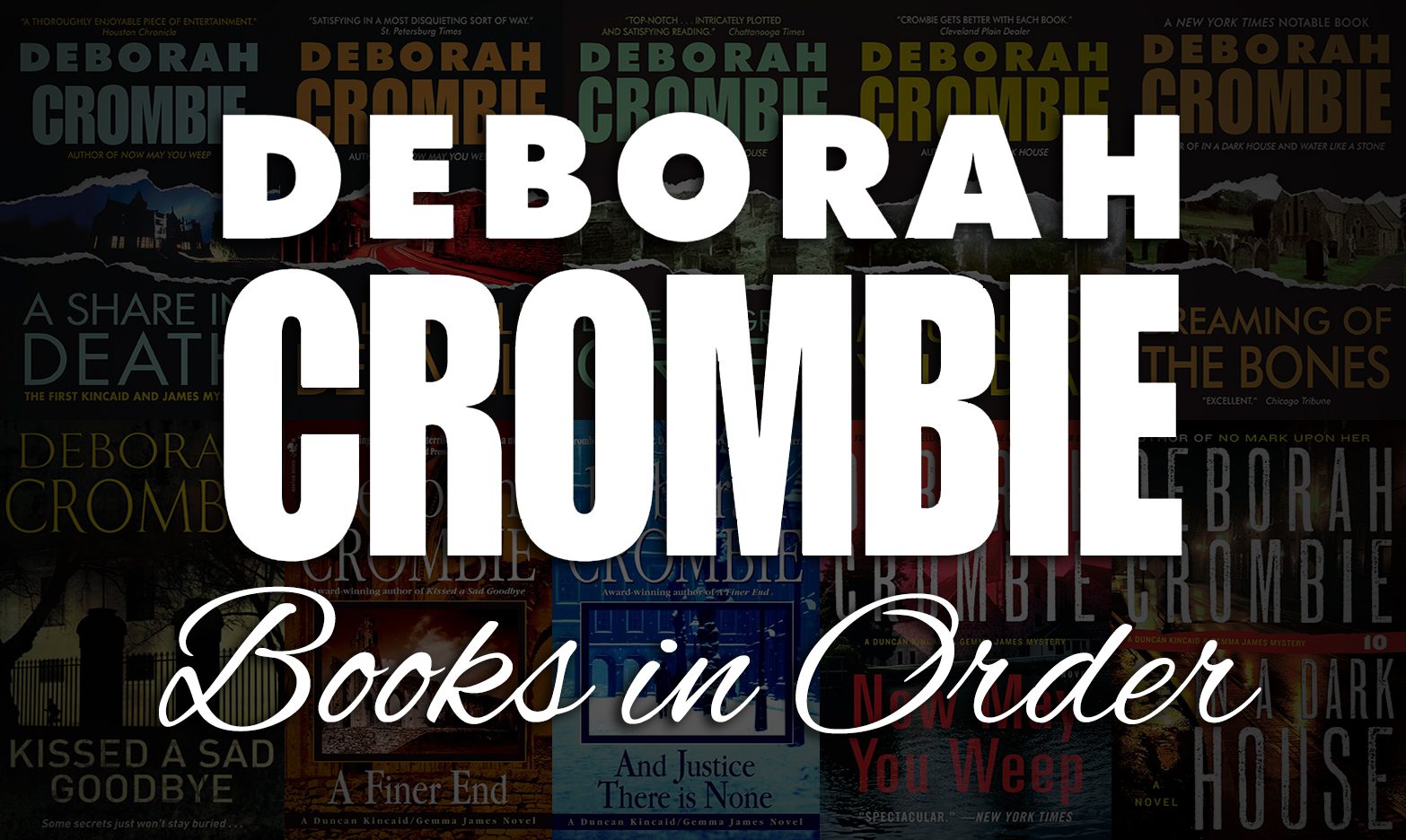 All 20+ Deborah Crombie Books in Order | Ultimate Guide