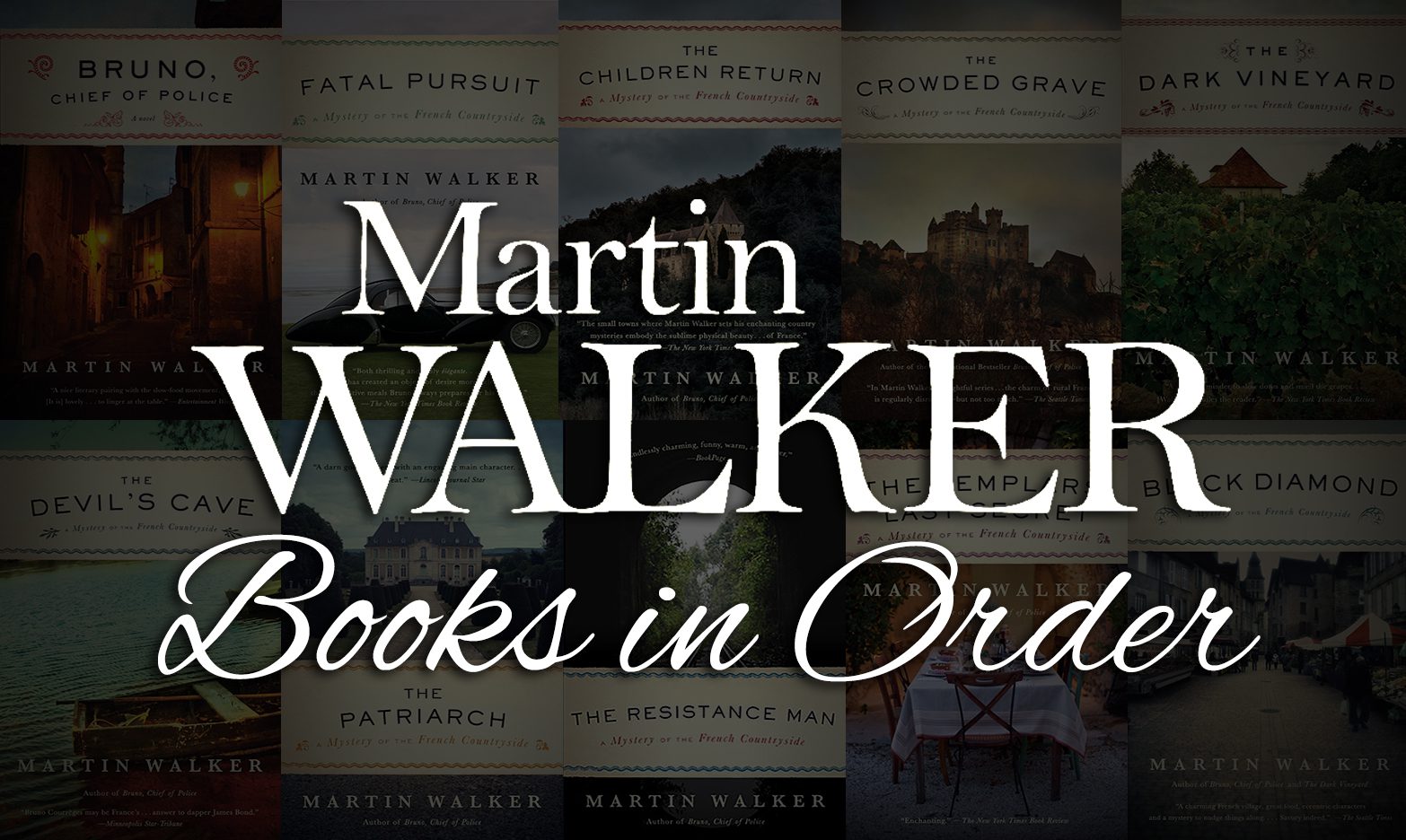 All 35+ Martin Walker Books in Order [Ultimate Guide]