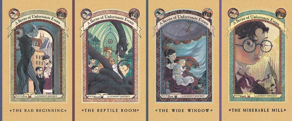 A Series of Unfortunate Events Books by Lemony Snicket